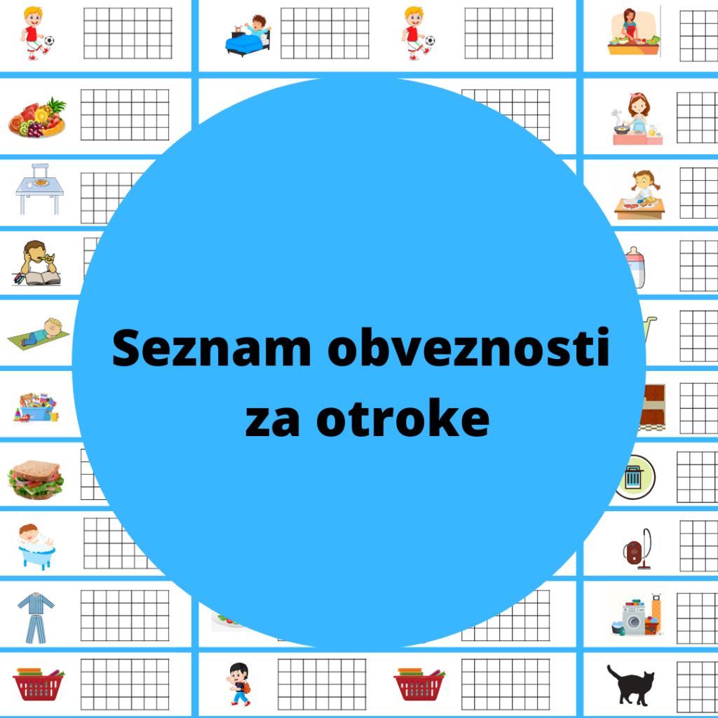 Opravila, naloge in seznam za otroka | Maderoterapija